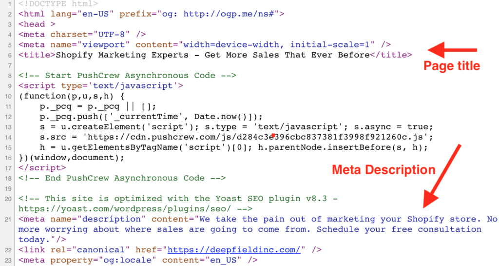 Crafting Perfect Page Titles And Meta Descriptions For Shopify Stores